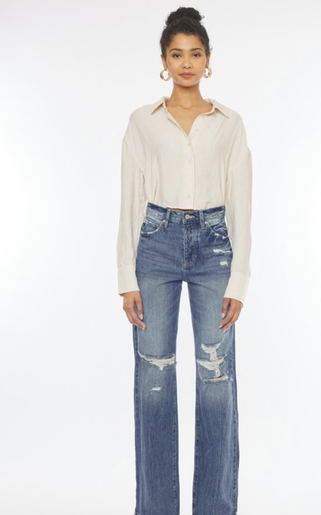 90’s High Rise Wide Leg Jeans | Shop Karboo